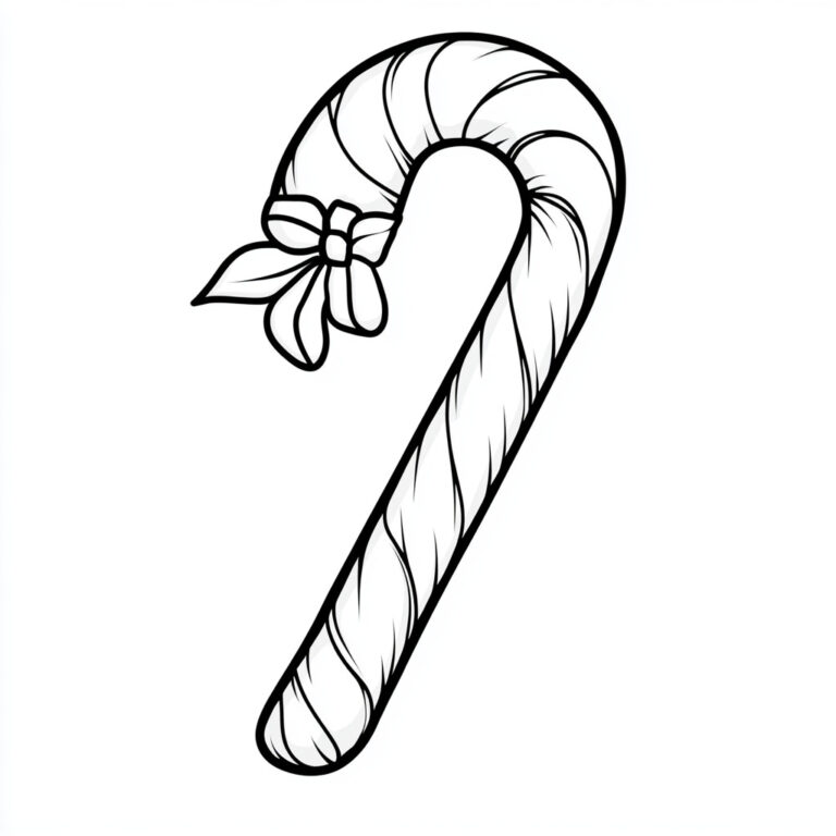 23 disegni Bastoncino di zucchero da colorare | Disegnidacoloraremondo