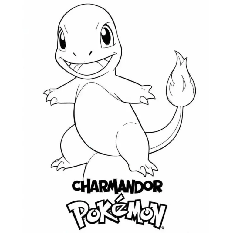 18 Charmander Coloring Pages - Free Printable PDFs